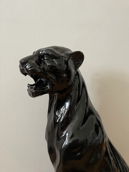 ČERNÝ PANTER LEVHART PUMA - SOCHA 80 cm